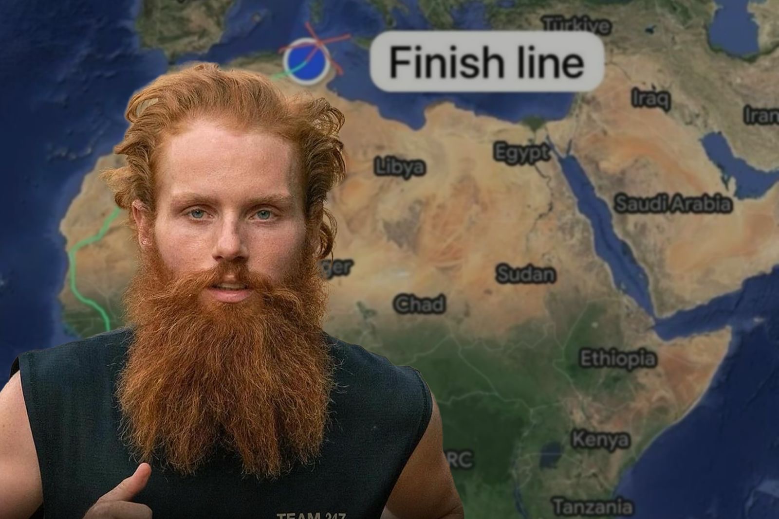 Logro histórico: Russell Cook, el hombre que cruzó África de punta a ...