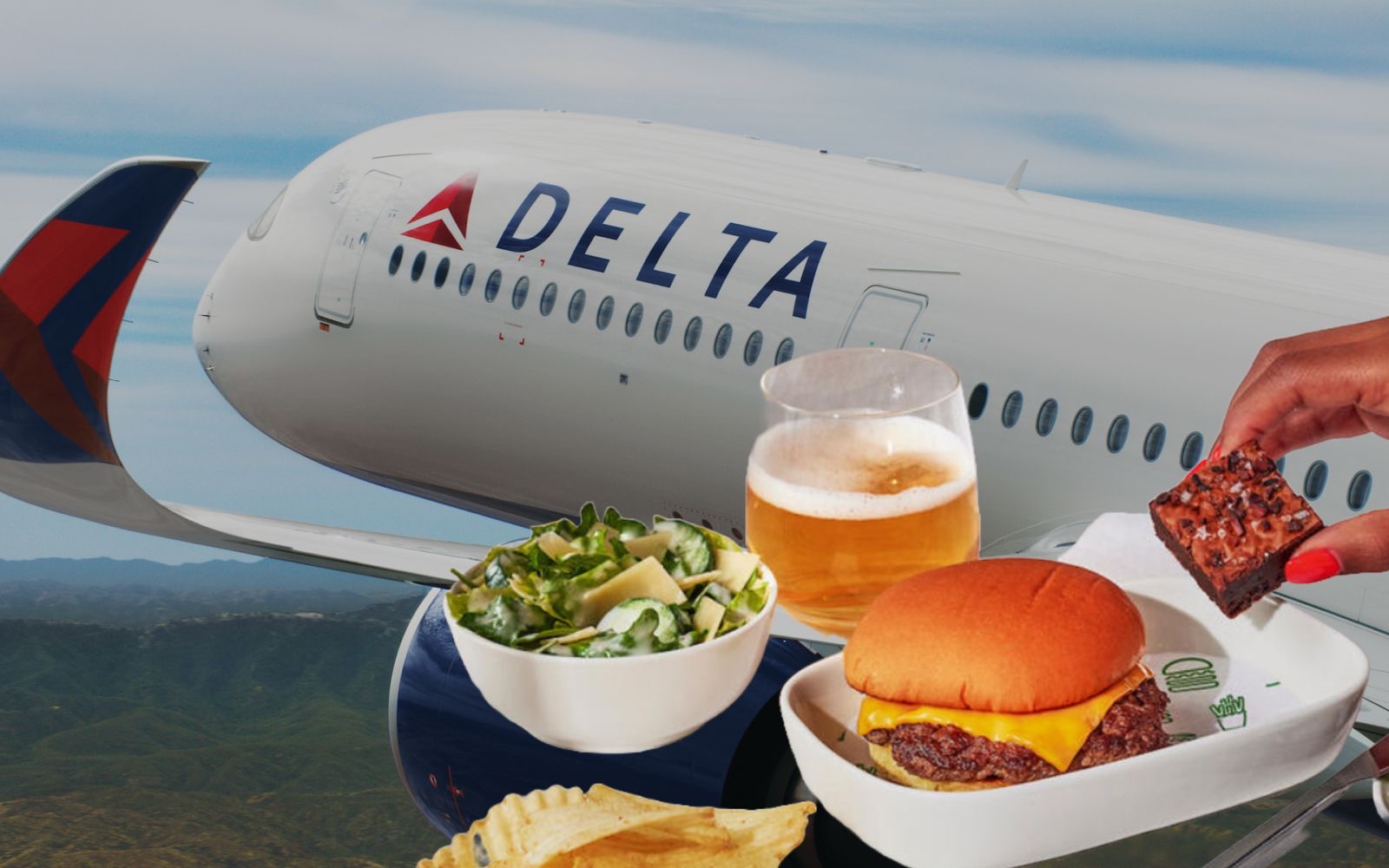 Delta Airlines se asocia con Shake Shack para ofrecer hamburguesas en ...